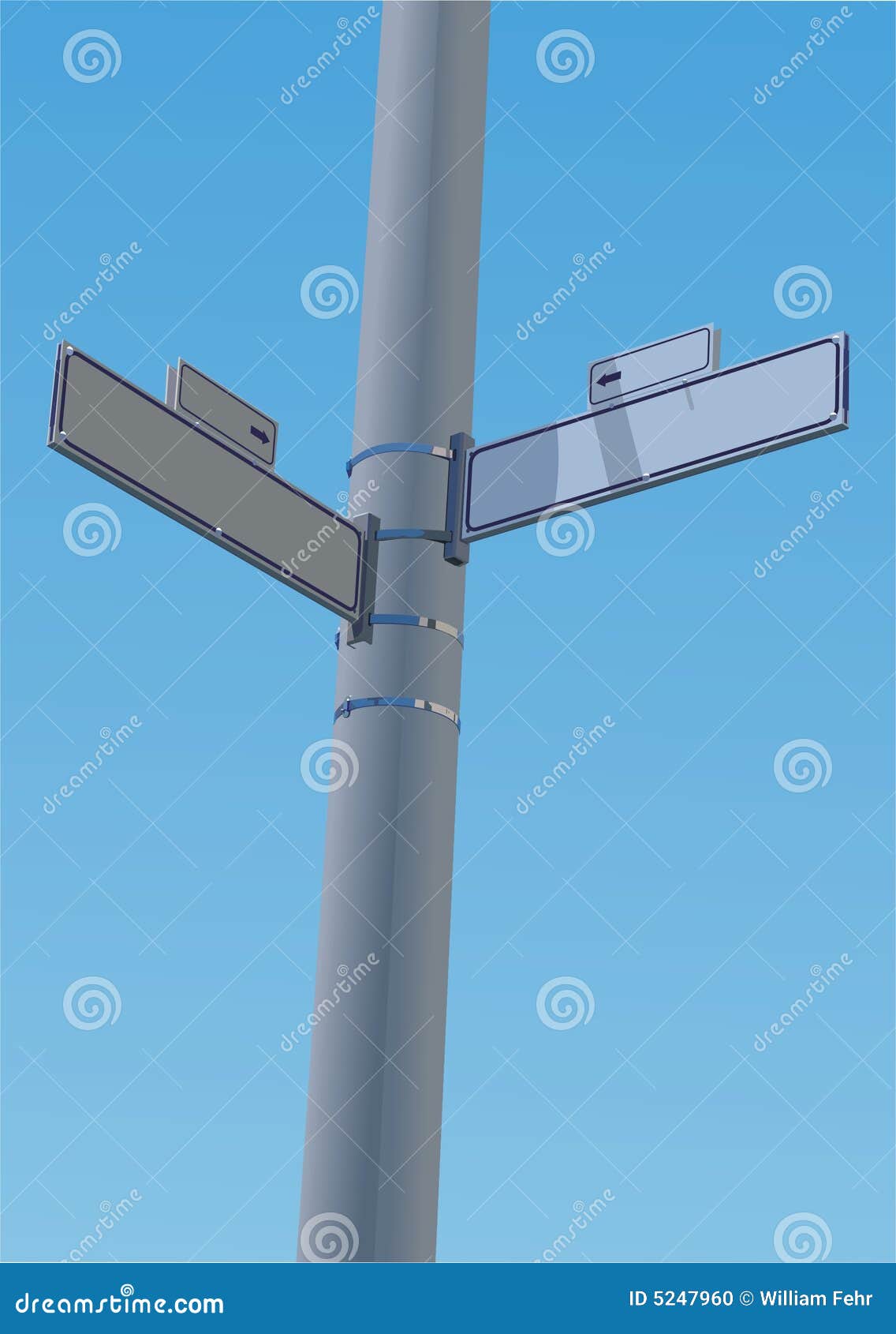 Corner Street Sign stock vector. Illustration of traffic - 5247960