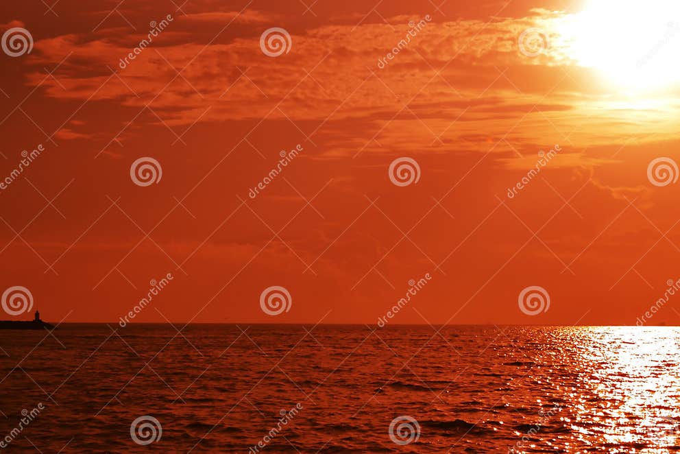 Corner sun stock photo. Image of sunset, clouds, beach - 22065172