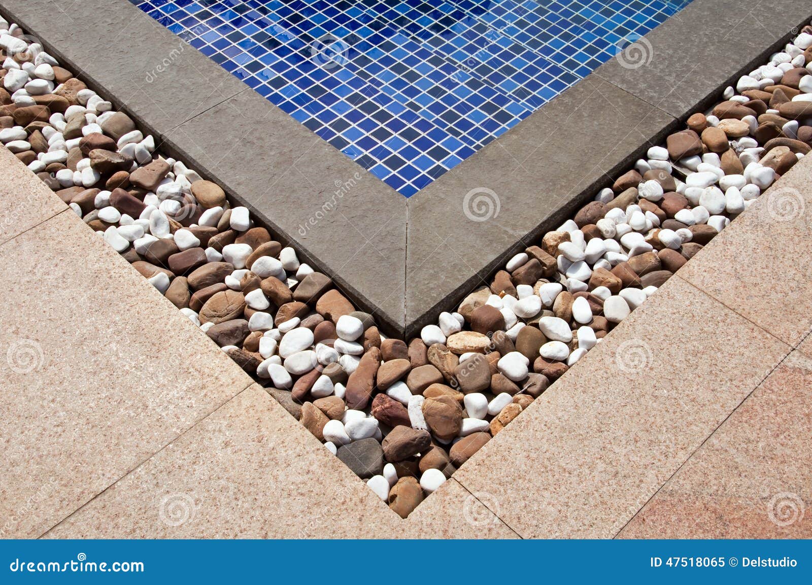 Corner of a swimming pool stock image. Image of blue - 47518065