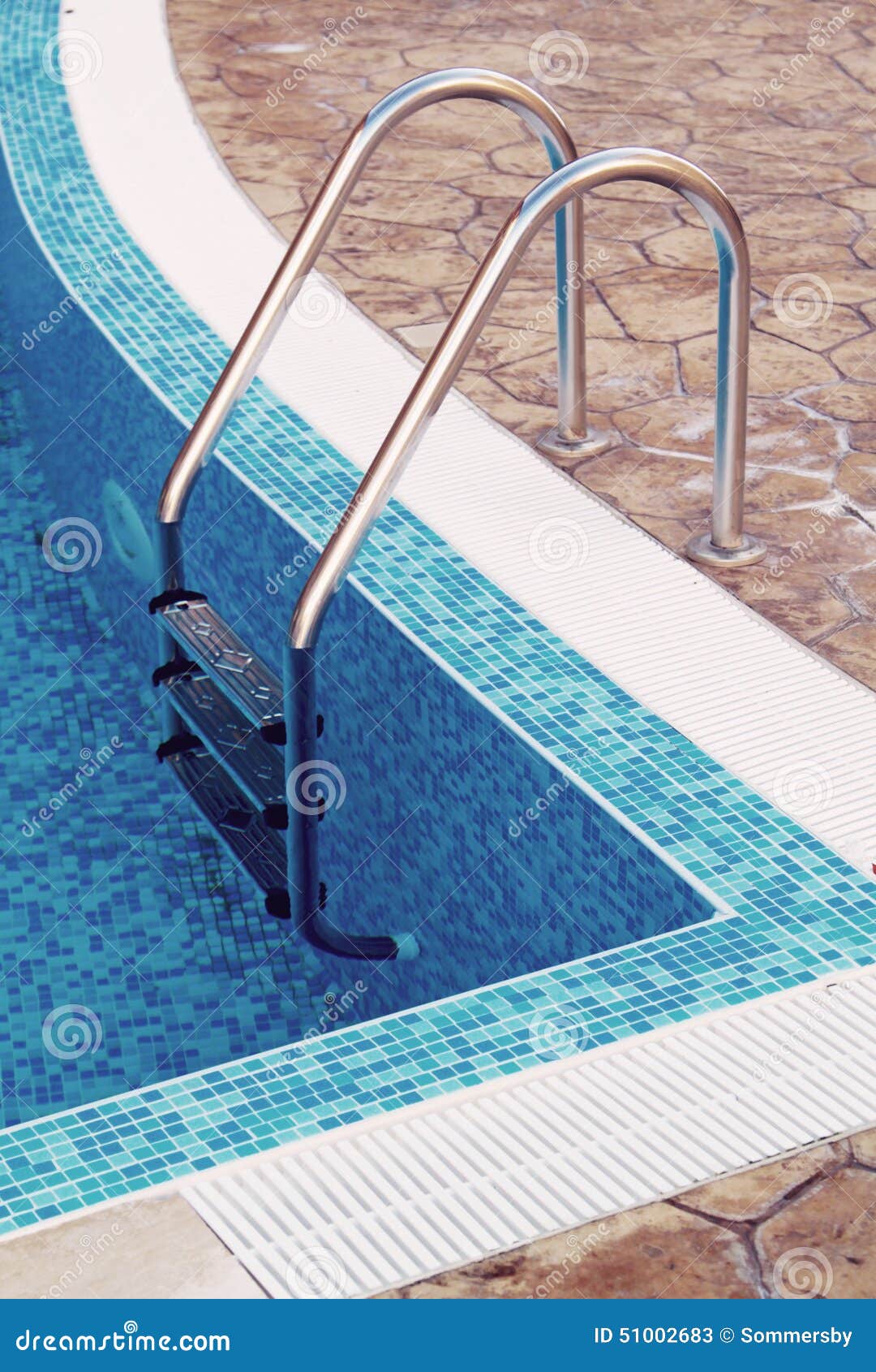 Corner of a swimming pool stock image. Image of lifestyles - 51002683
