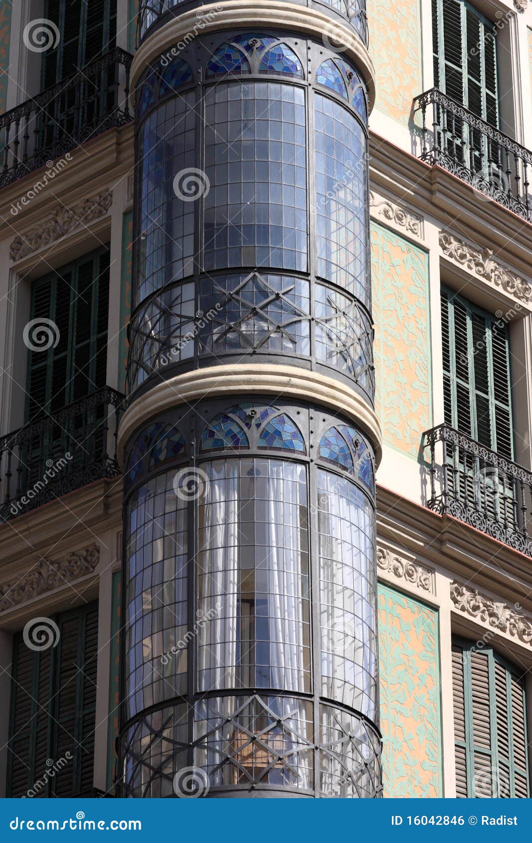 Corner tower of building stock photo. Image of corporate - 16042846