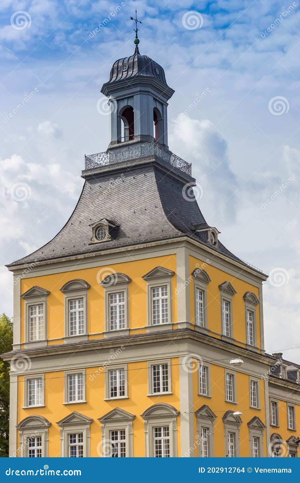 Corner Tower of the Historic University Building in Bonn Stock Photo ...