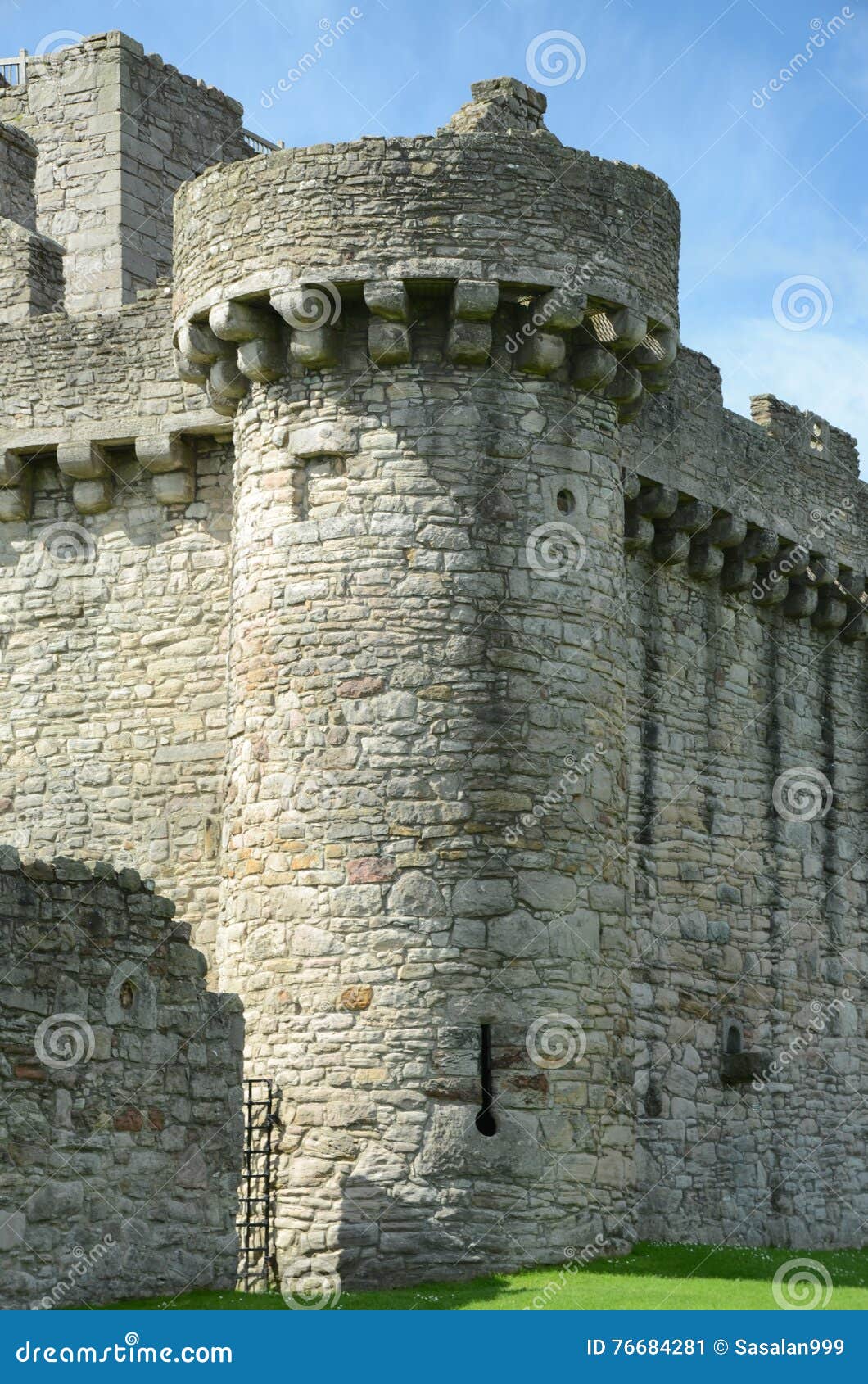 Corner Turret stock image. Image of castle, scotland - 76684281