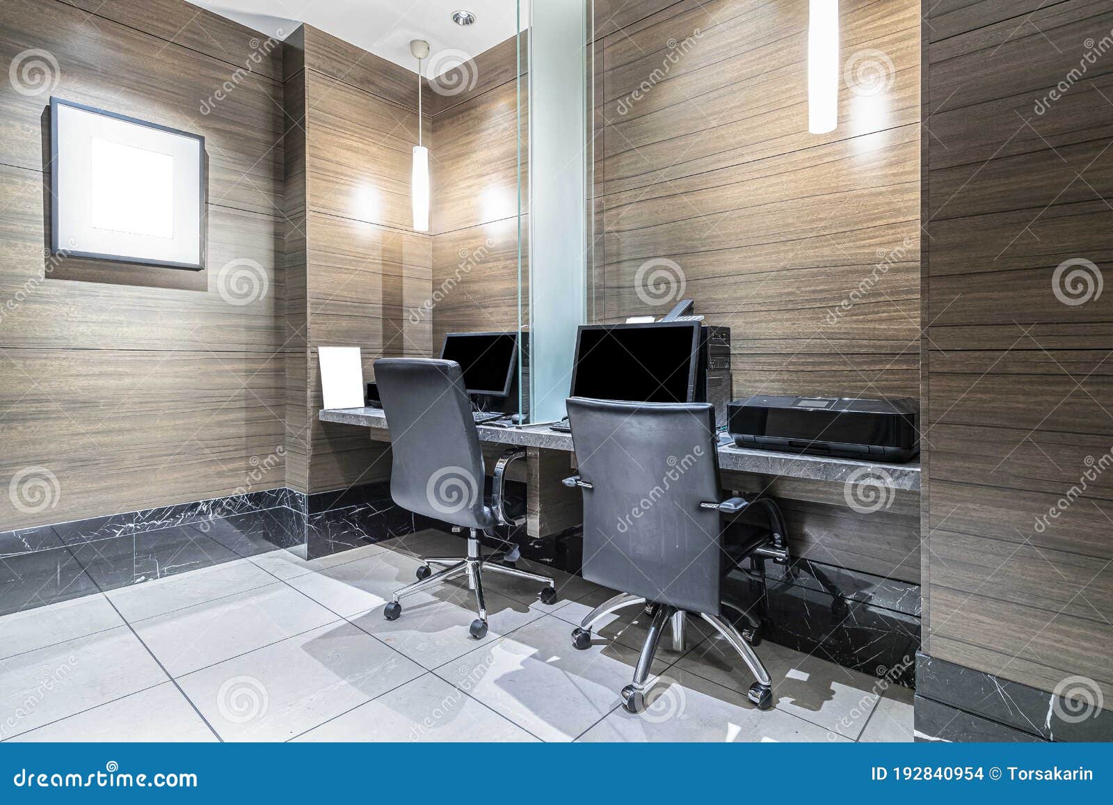 The Corner Uses the Internet and Computers Stock Photo - Image of desk ...