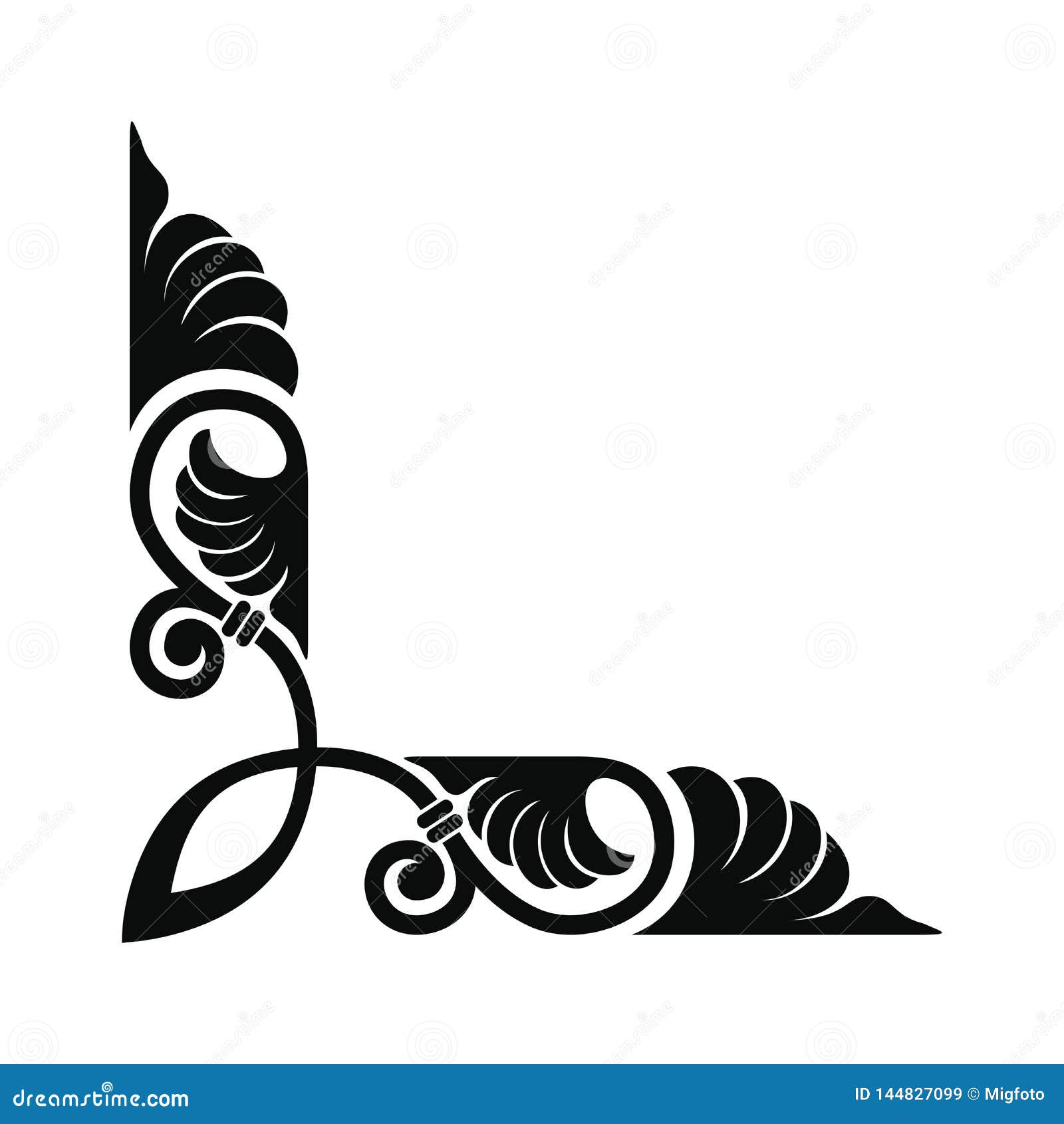 Ancient Greek ornament. stock vector. Illustration of ornament - 144827099