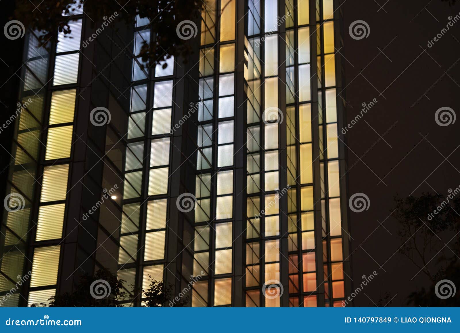 Corner View of the Building Stock Image - Image of seamless, high ...