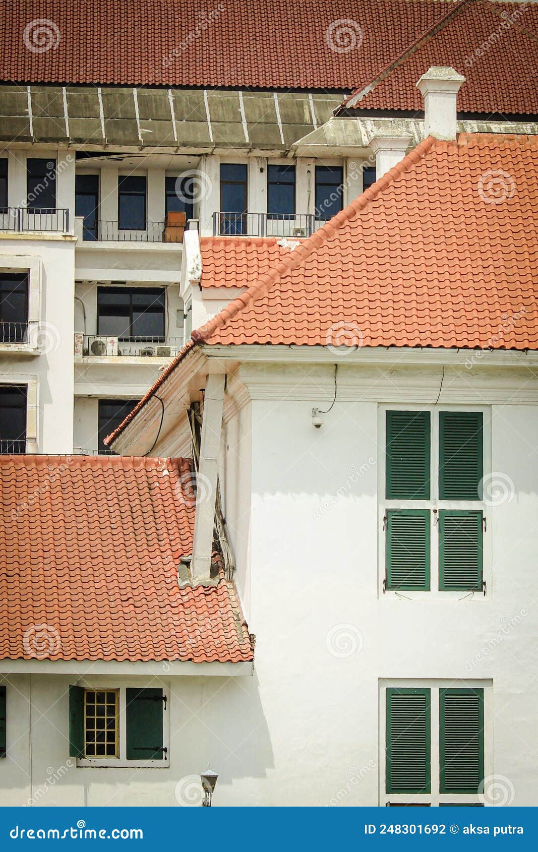 Corner View of the Building in Jakarta Stock Photo - Image of building ...