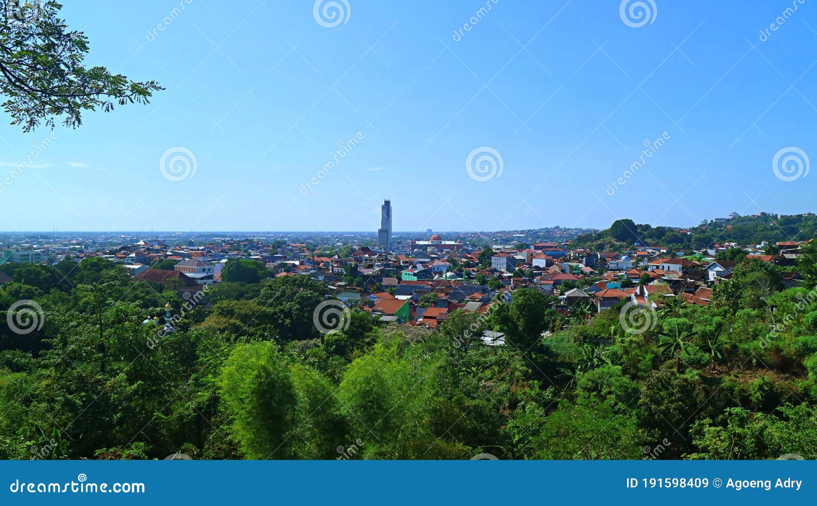 Corner View of the City of Semarang Editorial Stock Image - Image of ...