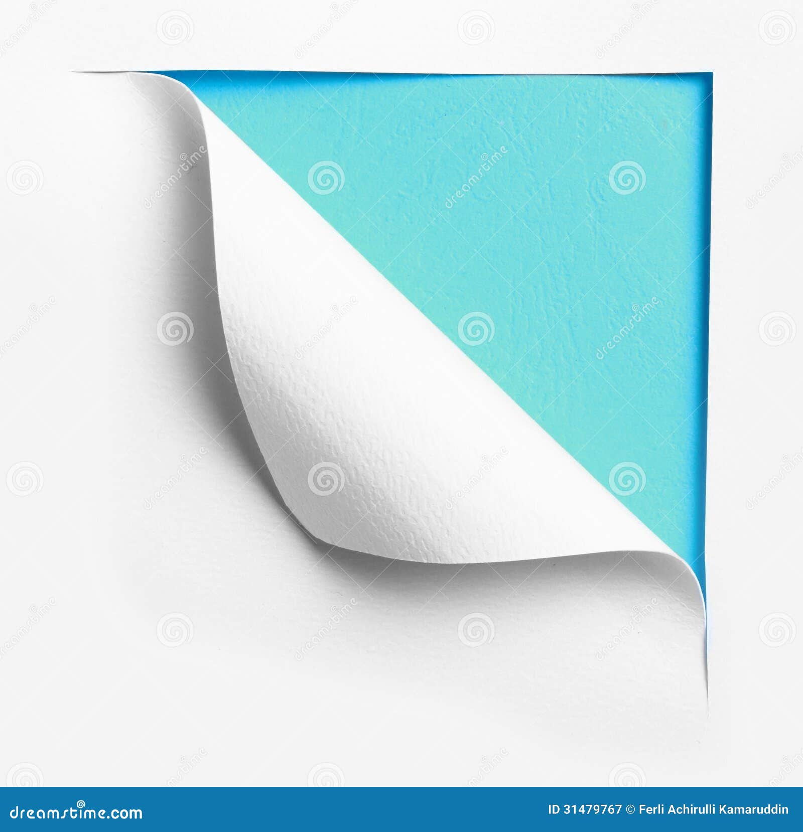 Corner white torn paper stock image. Image of ripped - 31479767
