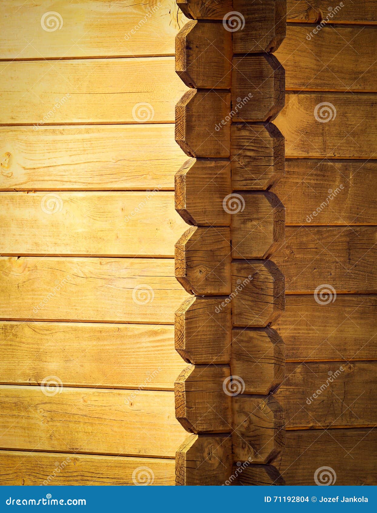 The Corner of a Wooden House Stock Photo - Image of wall, timber: 71192804