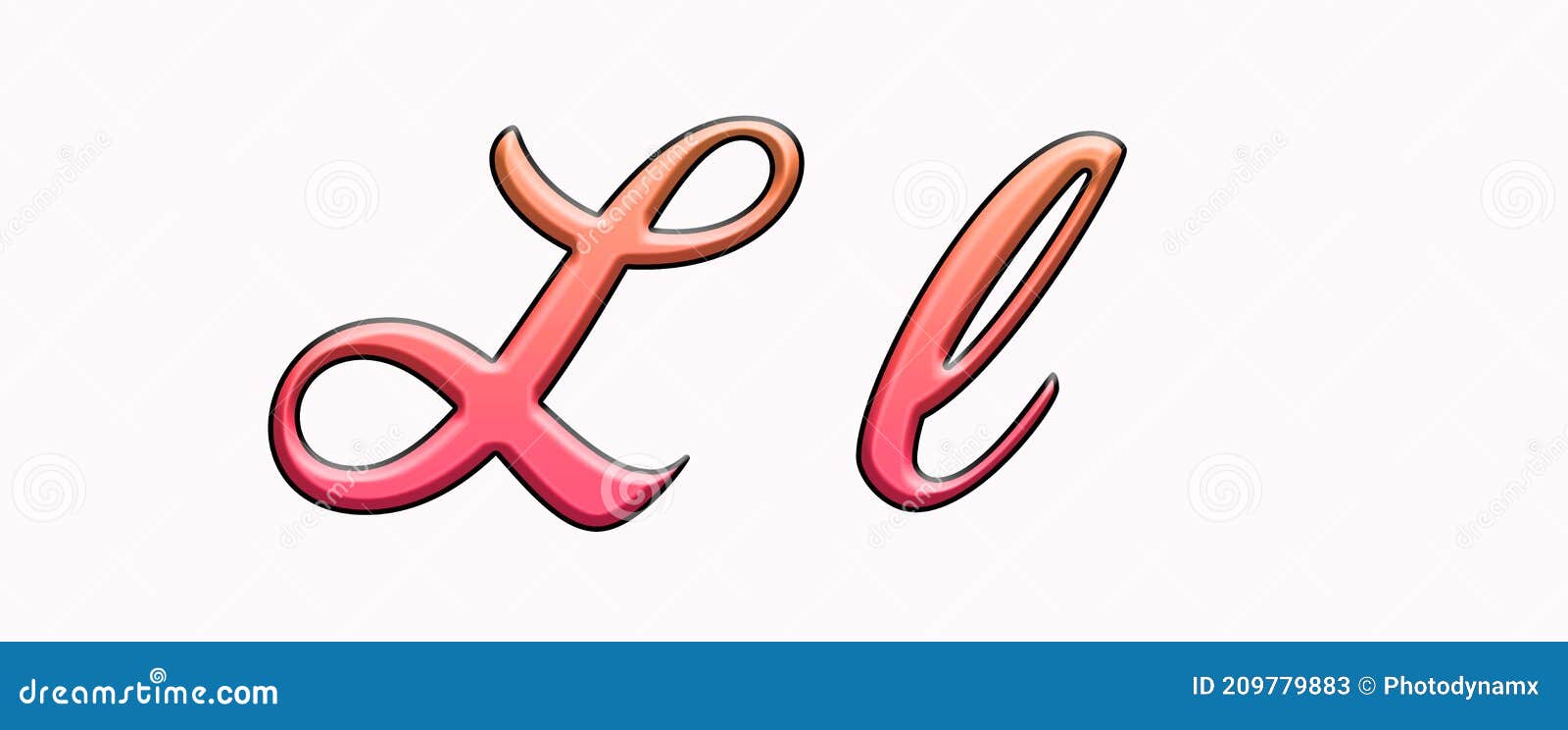 Cornerstore English Fonts Gradient Sans Serif Alphabet Letters ...