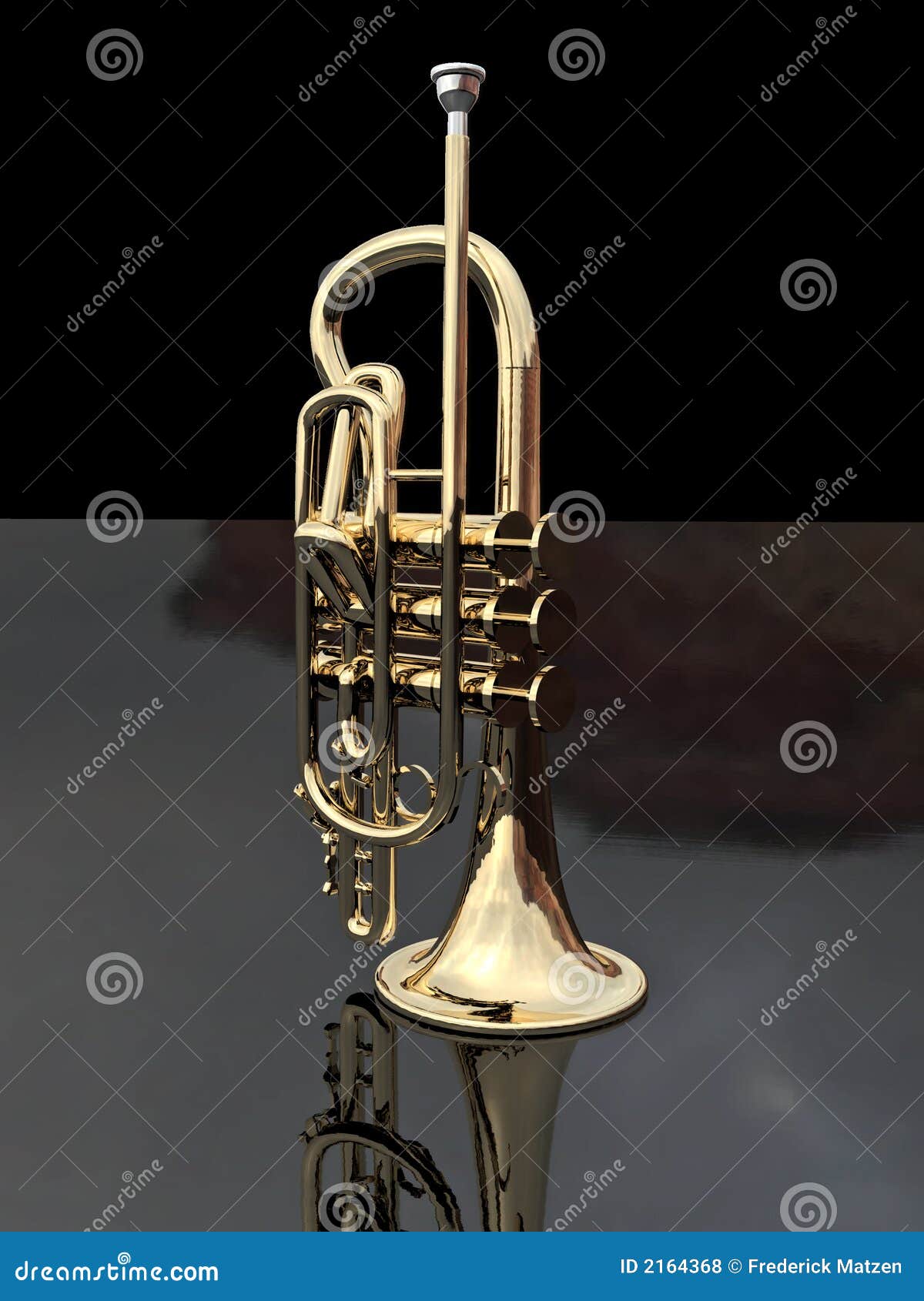 Cornetta - 02 illustrazione di stock. Illustrazione di tromba - 2164368