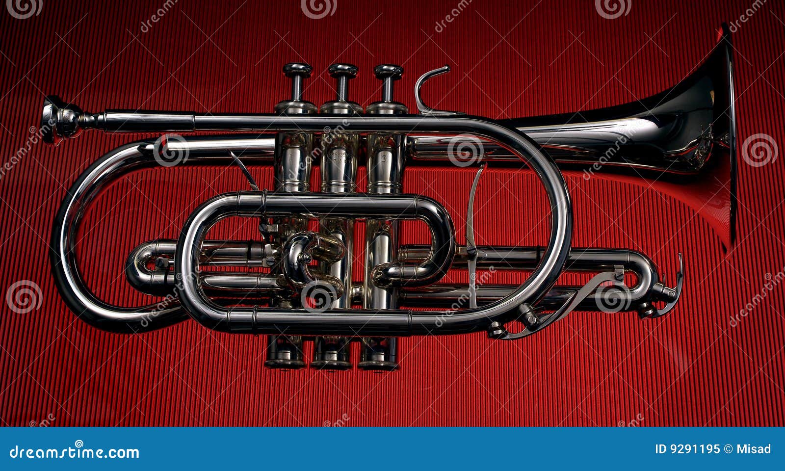 Cornetta 05 immagine stock. Immagine di tromba, scintillio - 9291195