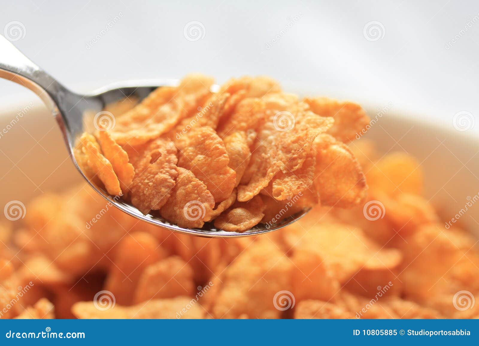 Cornflakes stock image. Image of cerial, meal, food, porridge - 10805885