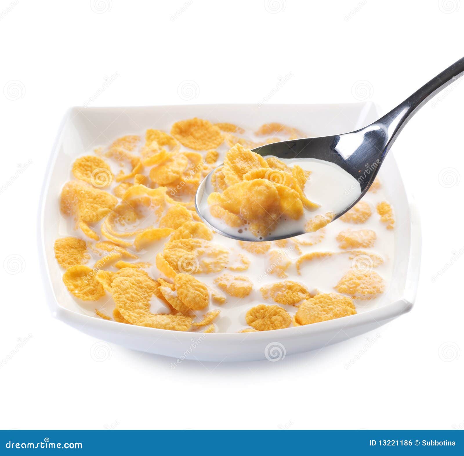 Cornflakes stock photo. Image of cornflakes, cereal, healthy - 13221186