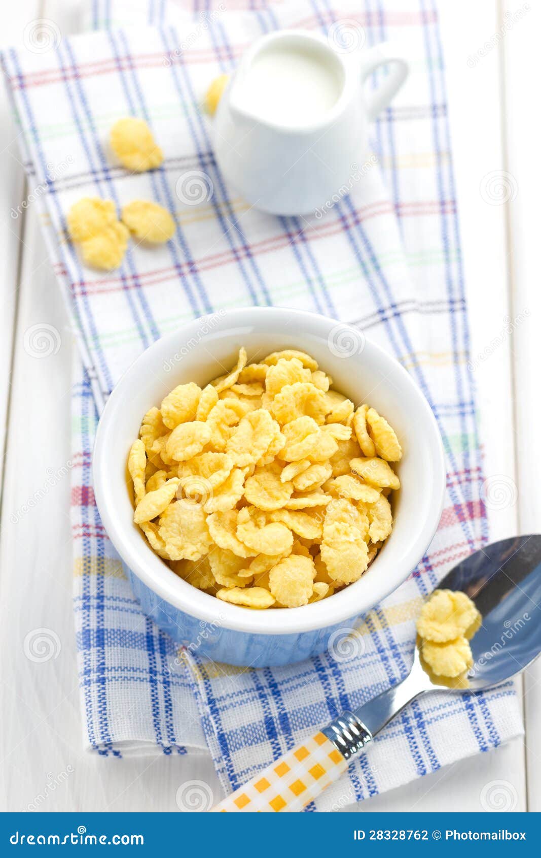 Cornflakes stock photo. Image of brunch, full, gourmet - 28328762