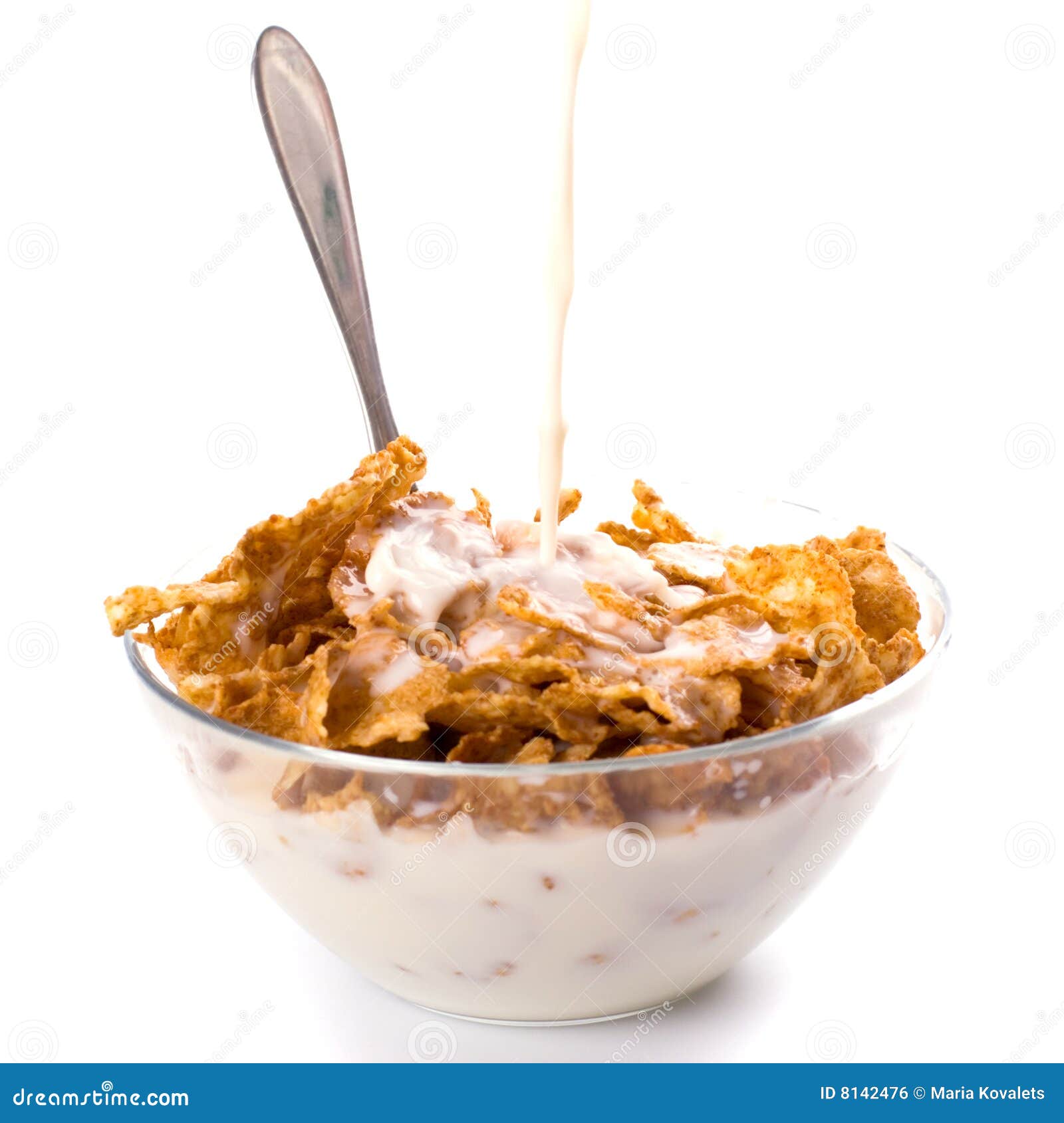 Cornflakes stock photo. Image of corn, gourmet, nutrition - 8142476