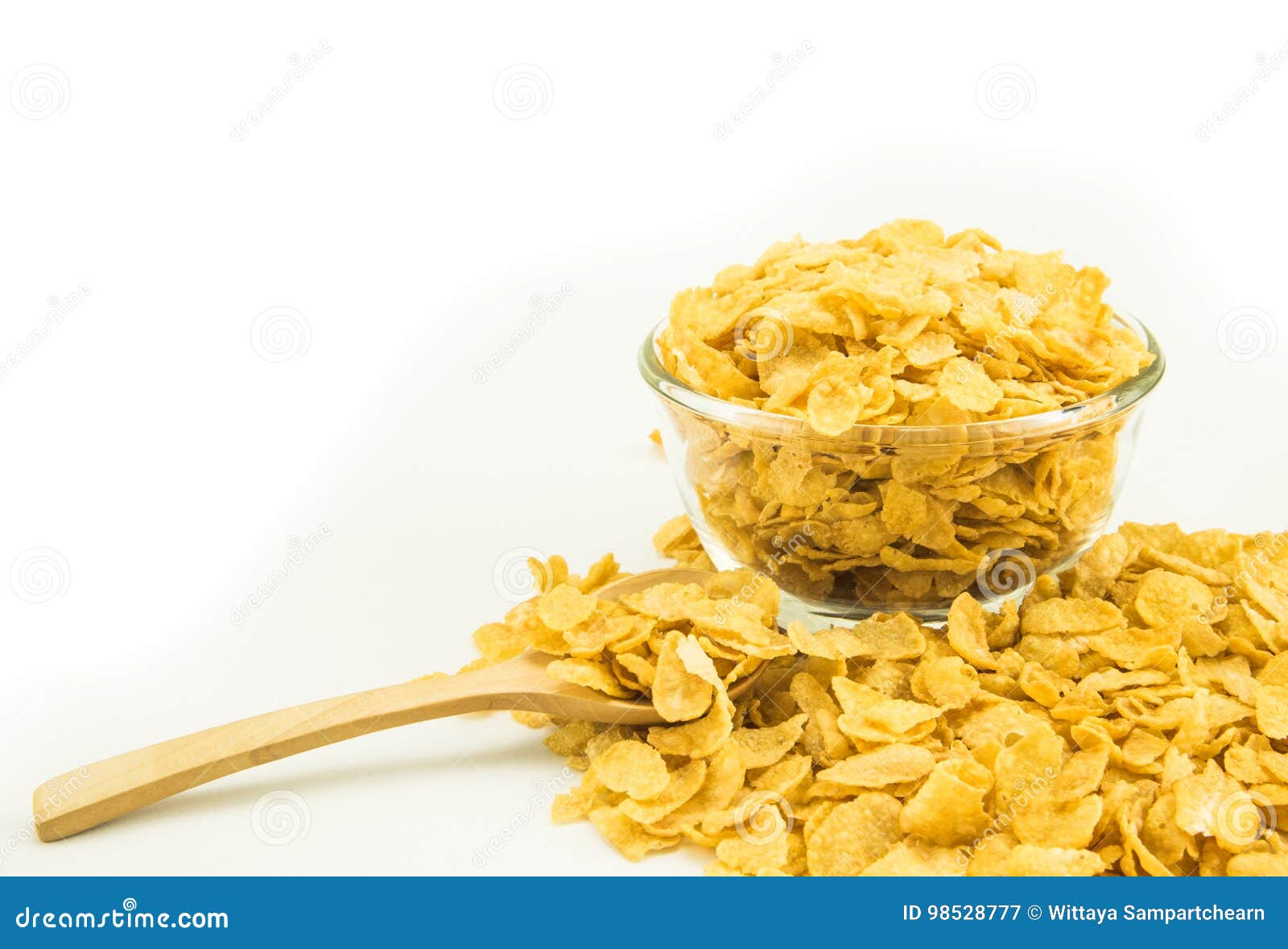 Cornflakes imagen de archivo. Imagen de primer, salud - 98528777