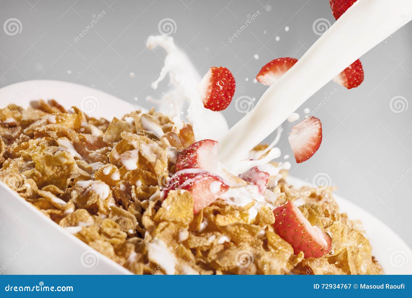 Cornflakes Liquid stock image. Image of health, drop - 72934767