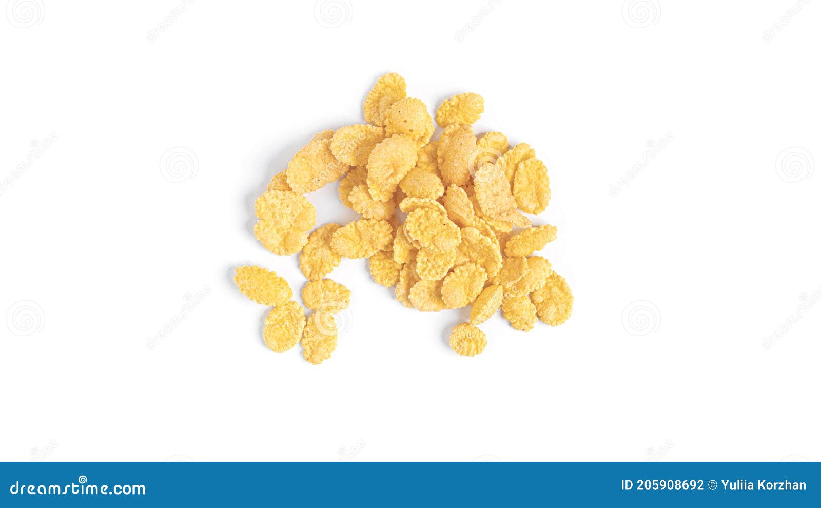 Cornflakes on a White Background Stock Photo - Image of crisp, white ...