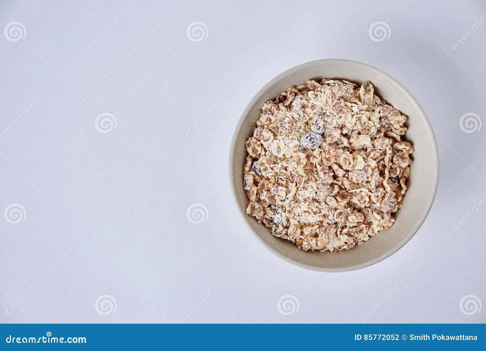 Cornflakes on White Background Stock Photo - Image of cornflakes ...