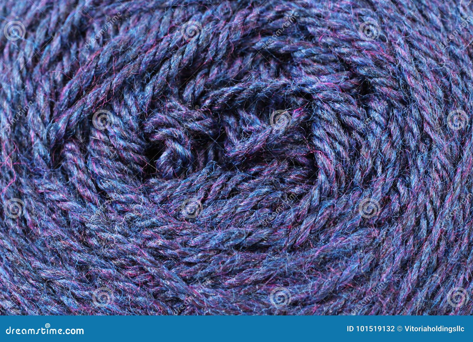 Cornflower Blue Yarn Texture Close Up Stock Photo - Image of blue ...