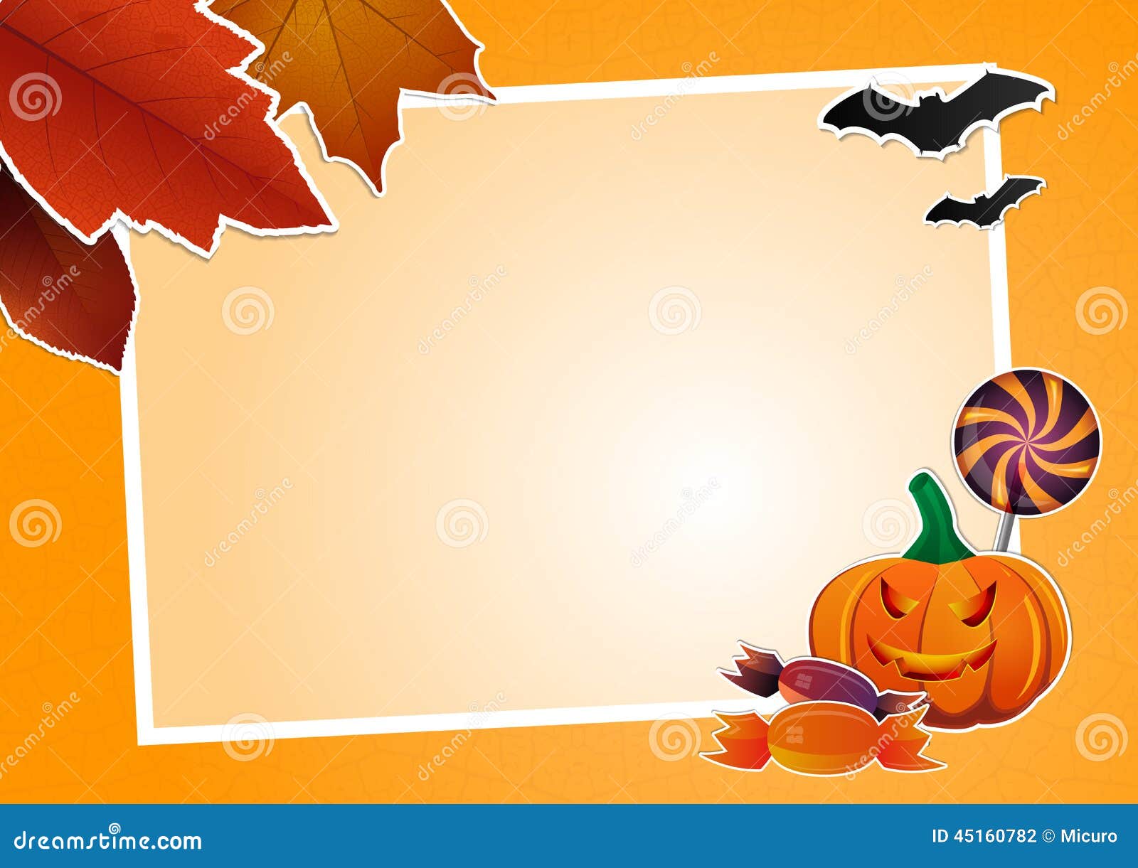 Cornice di Halloween illustrazione vettoriale. Illustrazione di ...