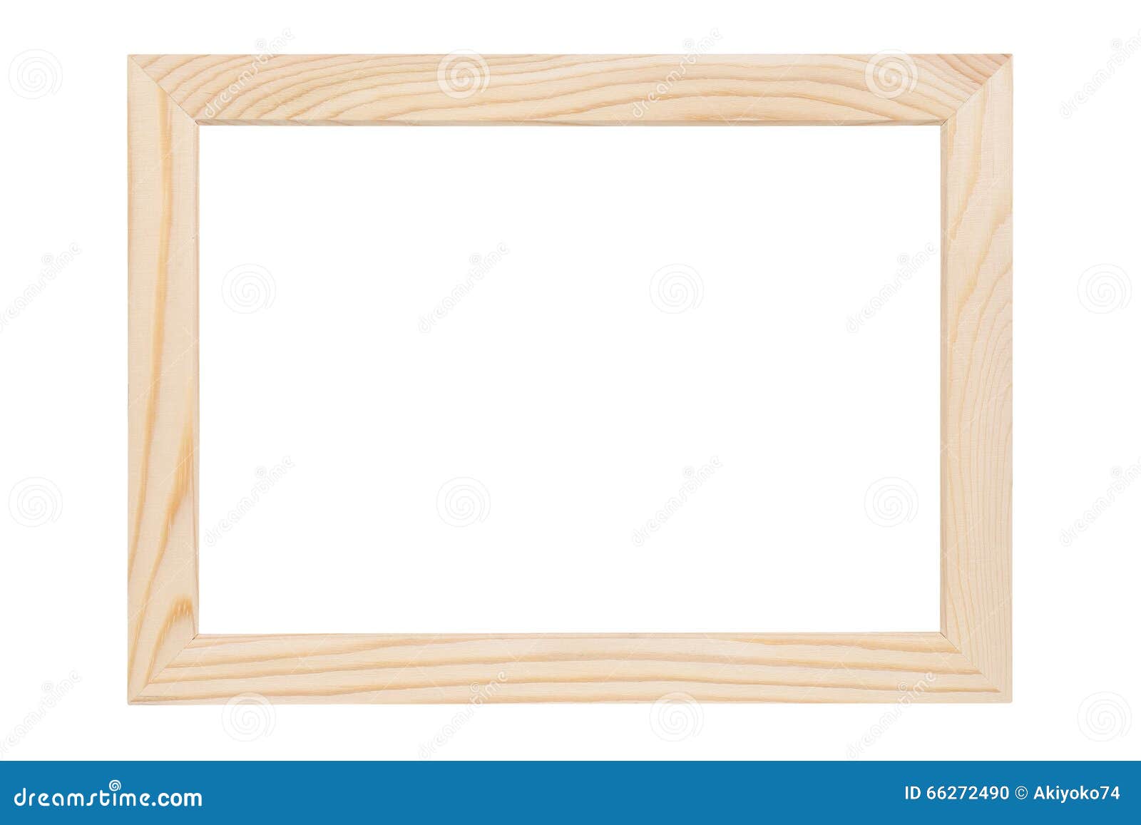 Cornice di legno naturale fotografia stock. Immagine di modello - 66272490