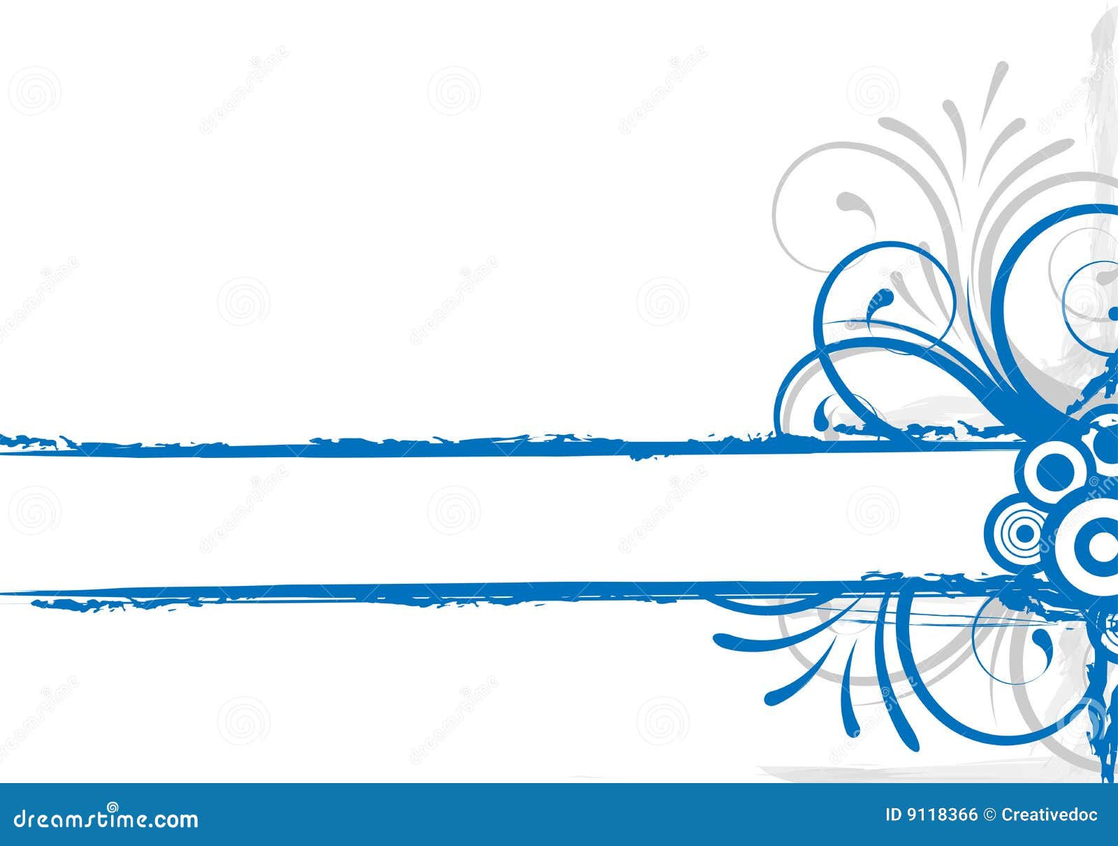 Cornice Di Testo Con Gli Ornamenti Illustrazione Vettoriale ...