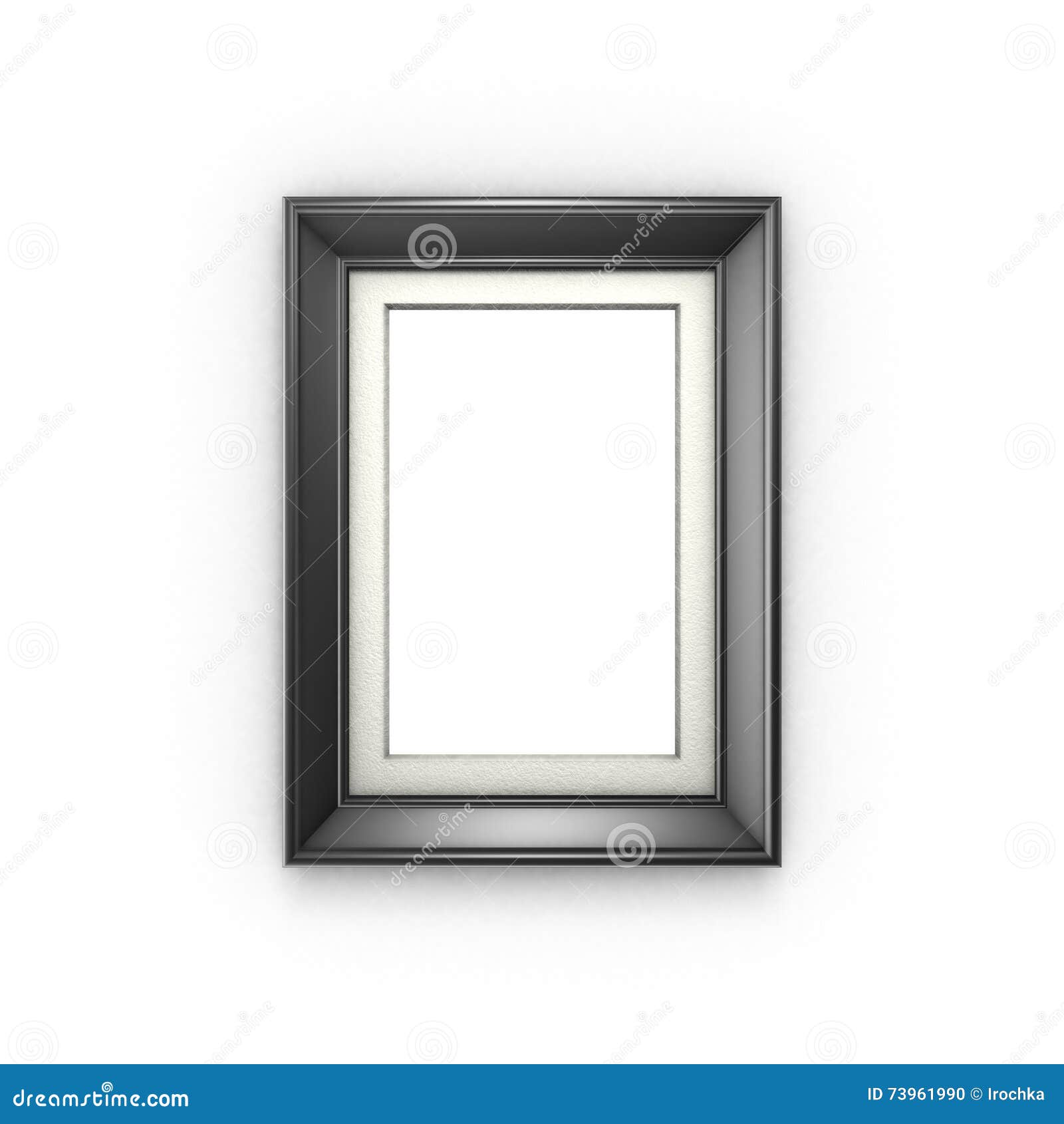 Cornice nera su bianco fotografia stock. Immagine di bordo - 73961990