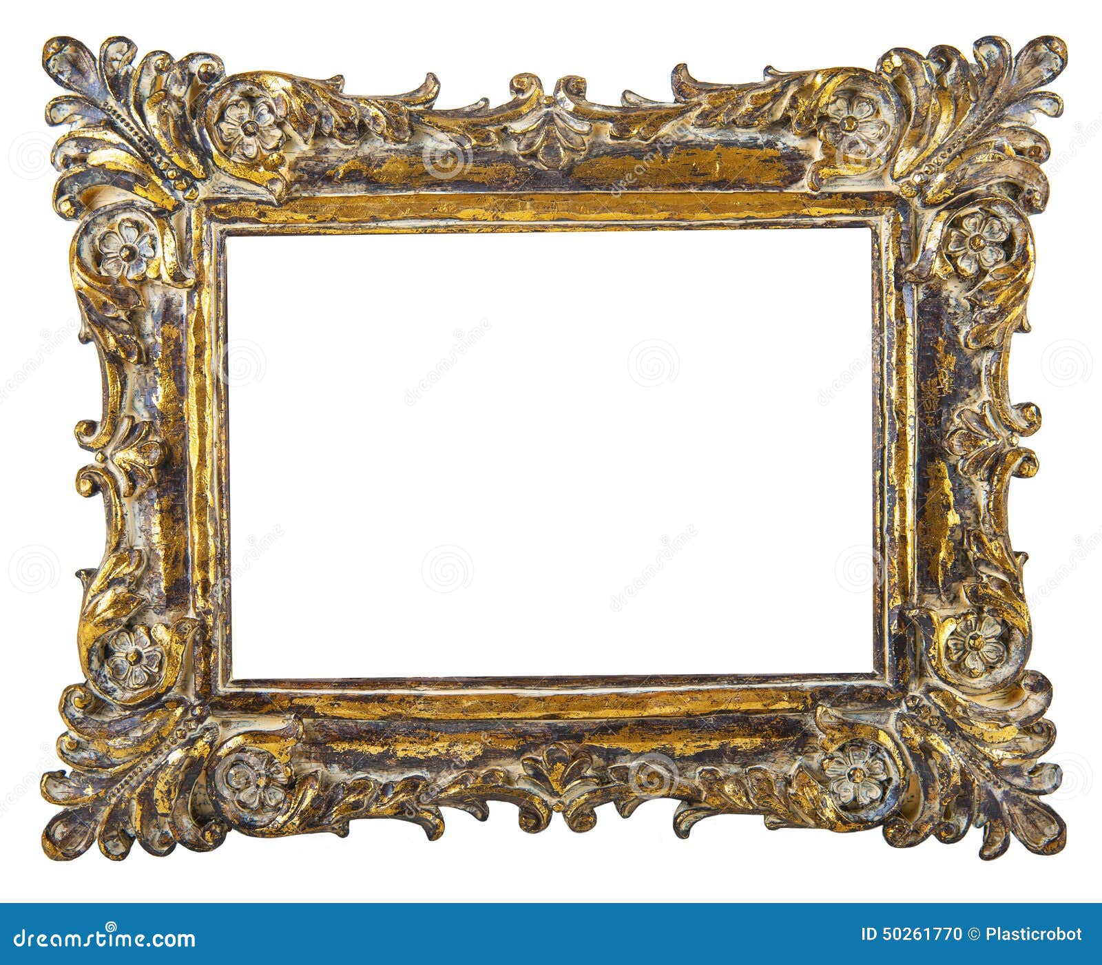 Cornice operata dell'oro fotografia stock. Immagine di classico - 50261770