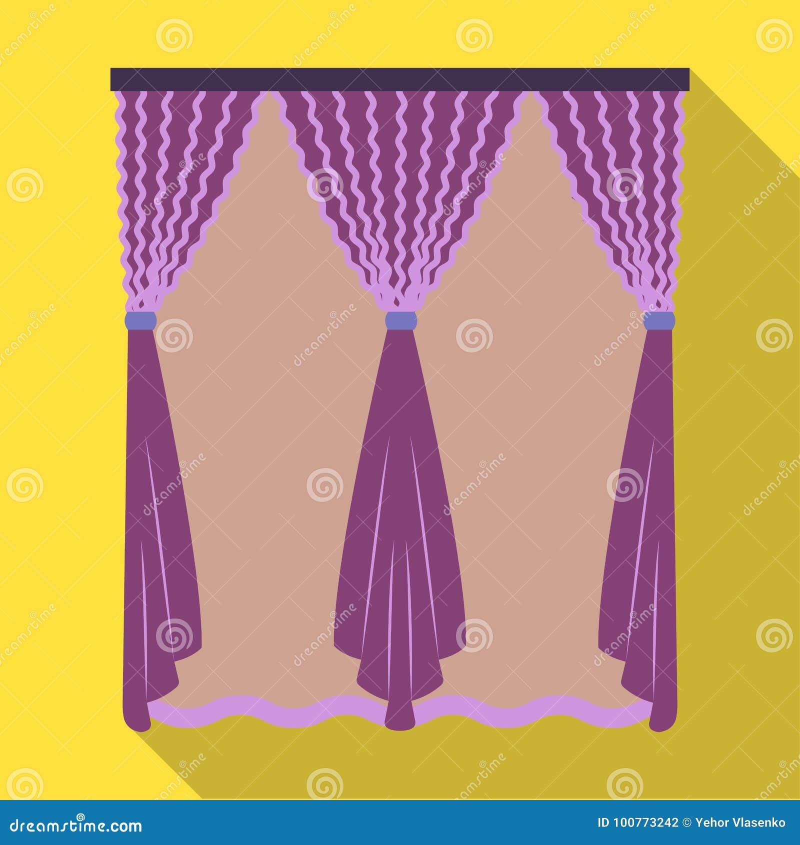 Cornice, Single Icon in Flat Style.Cornice, Vector Symbol Stock ...