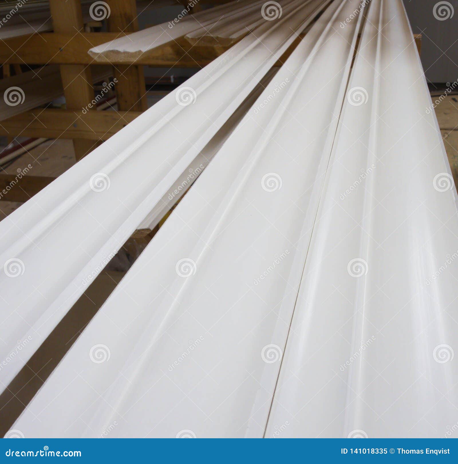 Cornices Ready for Building Stock Image - Image of brown, colorful ...