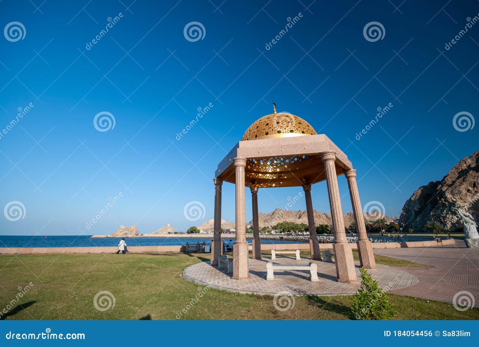 Corniche Mutrah Muscat stock photo. Image of coast, city - 184054456