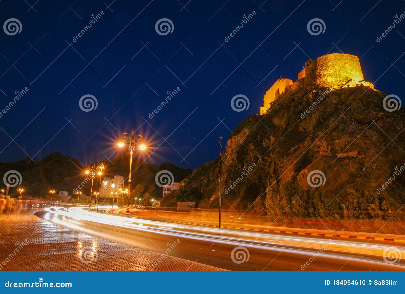Corniche Mutrah Muscat stock photo. Image of outdoor - 184054610