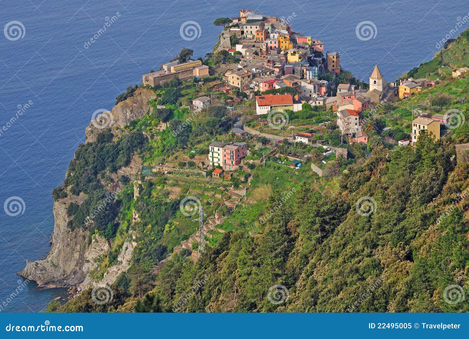Corniglia,Cinque Terre,Italy Stock Image - Image of travel, idyllic ...