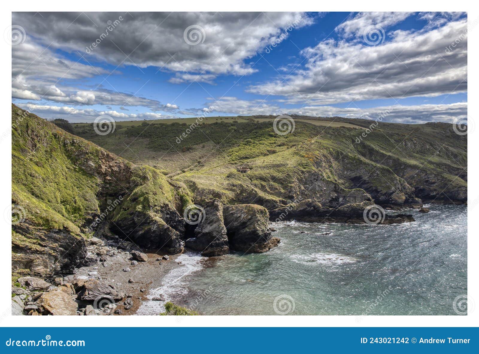Cornish Cliffs Atlantic Coast Stock Photo - Image of coast, path: 243021242
