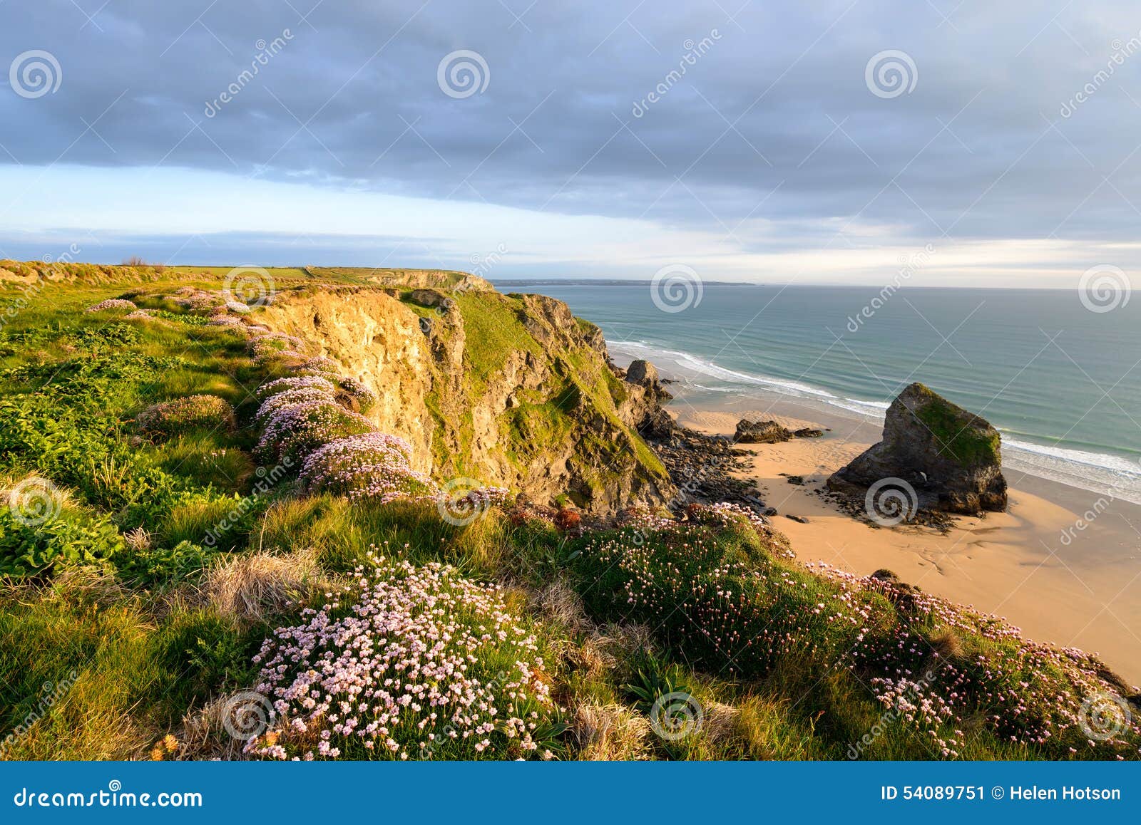 Cornish Cliffs stock image. Image of english, coastal - 54089751