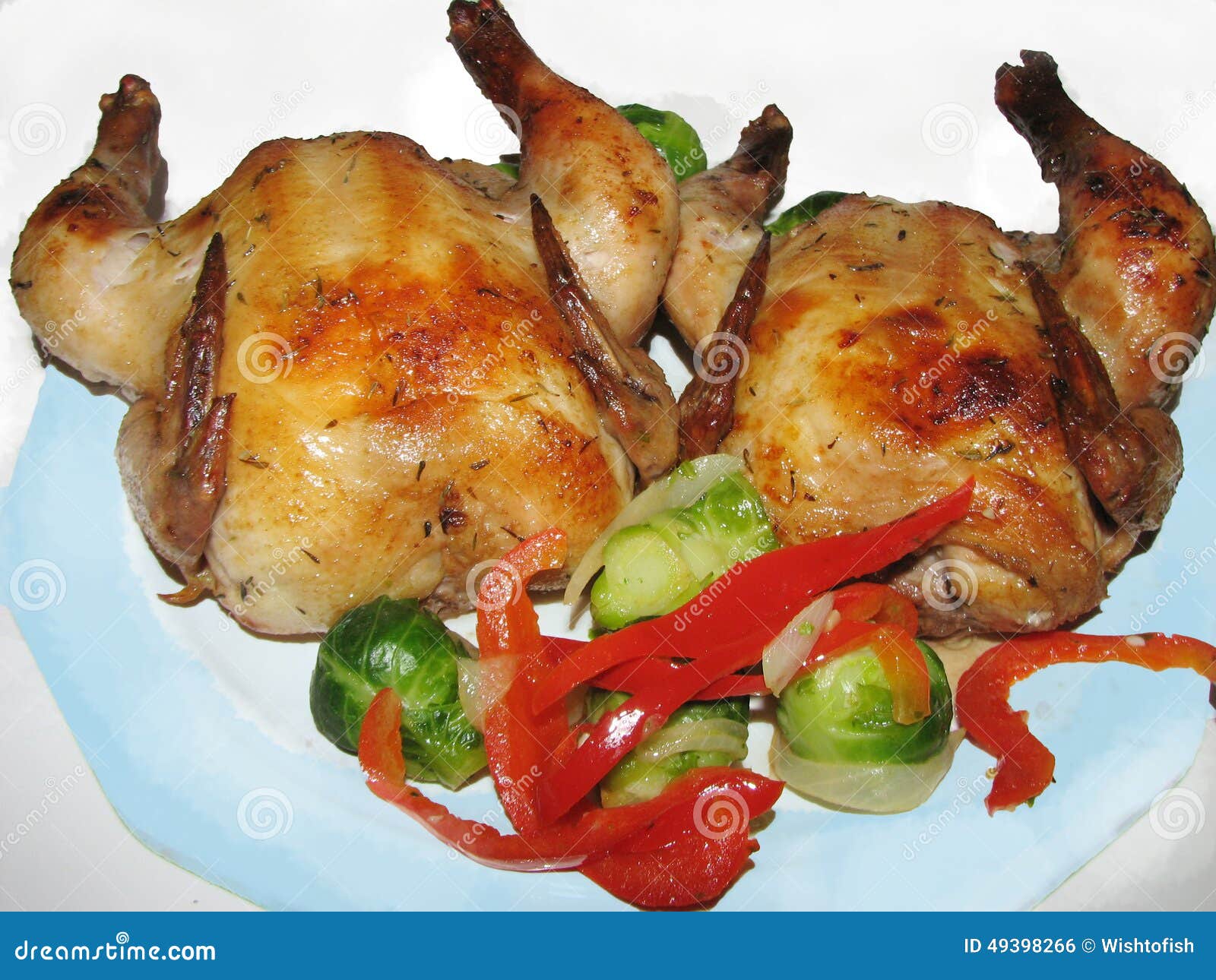 Cornish Hens stock photo. Image of cornish, hens, crispy - 49398266