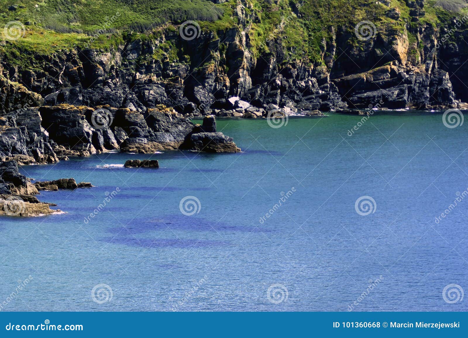 Cornish Ocean - View from the Lizard Point / Cornwall Stock Photo ...