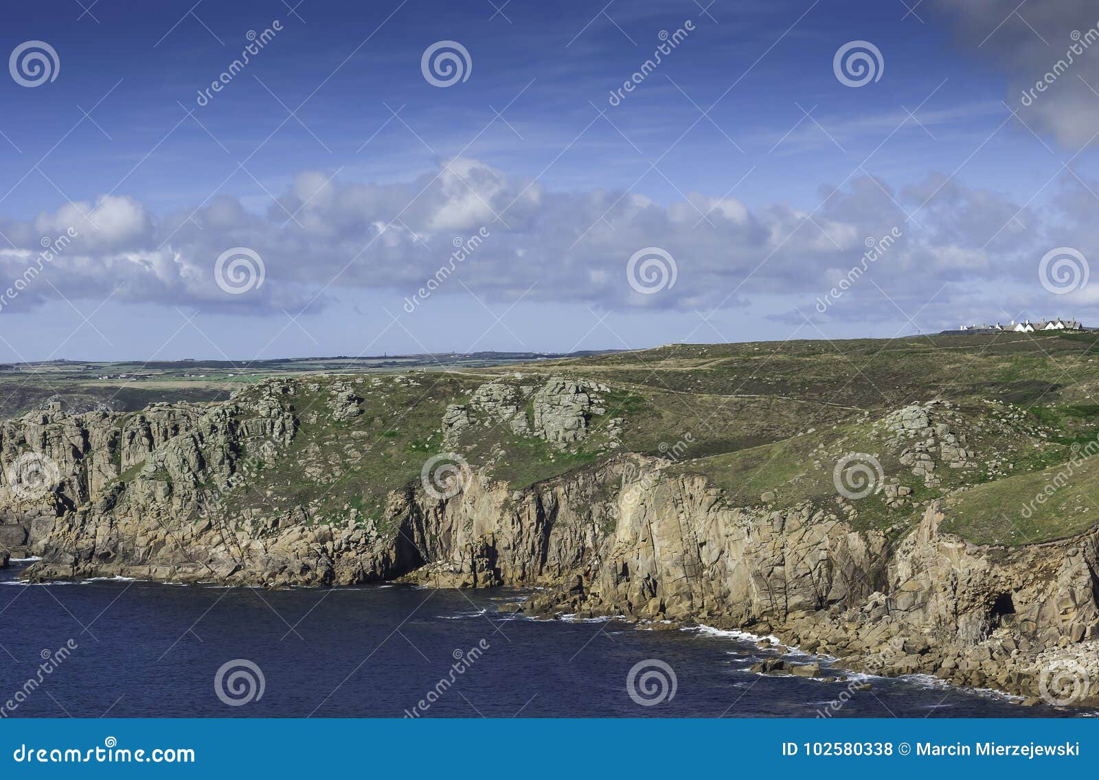 Cornish Ocean - View from the Lizard Point / Cornwall Stock Photo ...