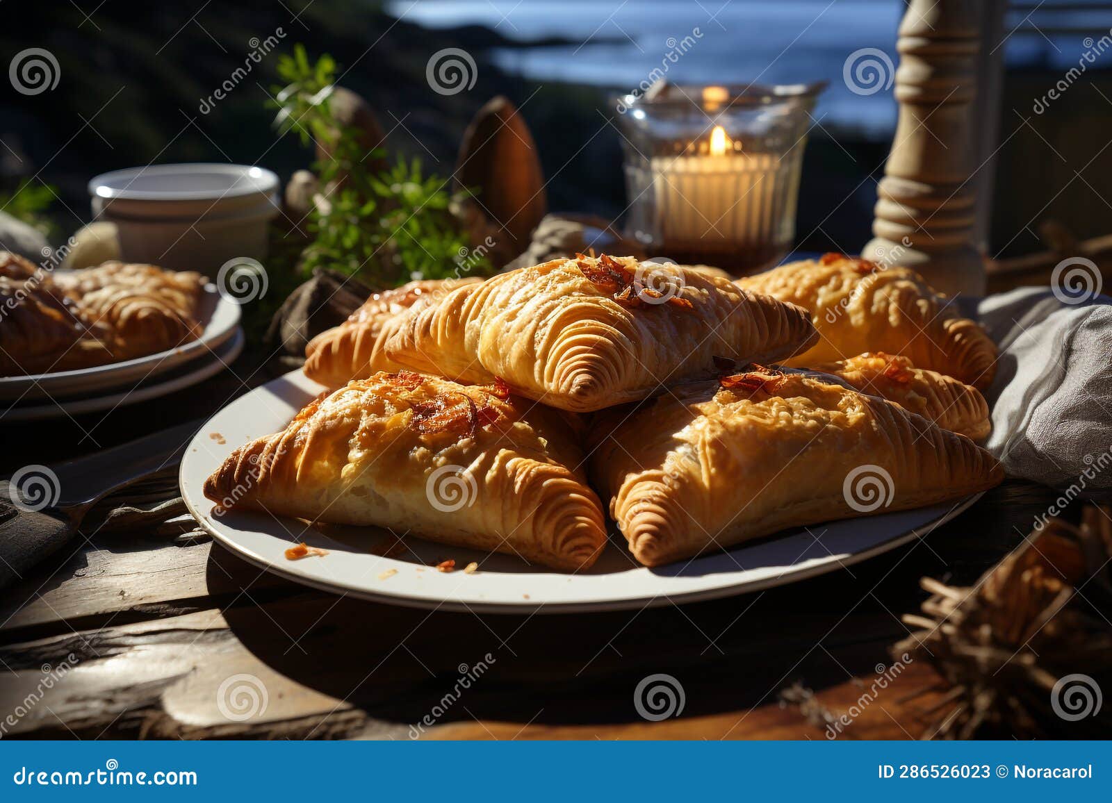 Pasty Pie Food Texture. Empanada Stock Photography | CartoonDealer.com ...