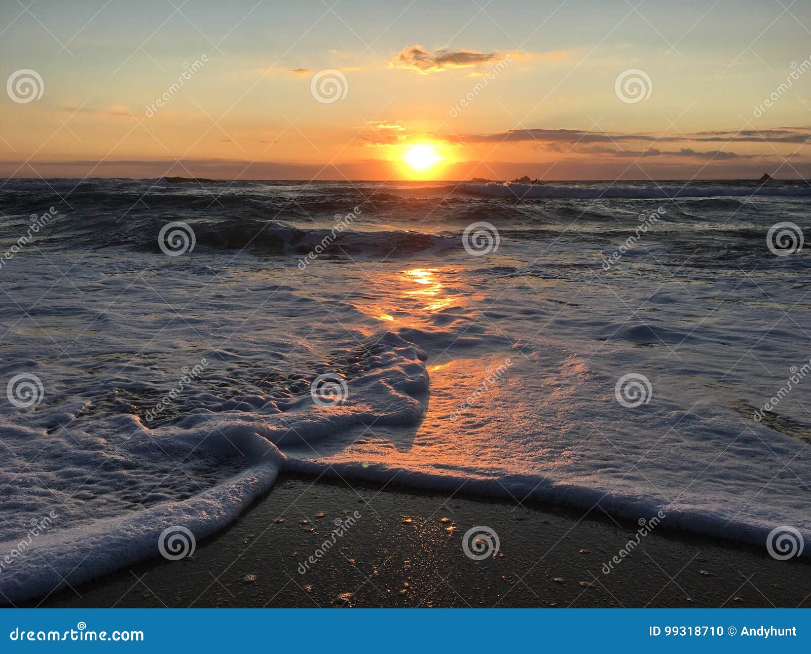 Cornish Sunset stock photo. Image of holidays, sunset - 99318710