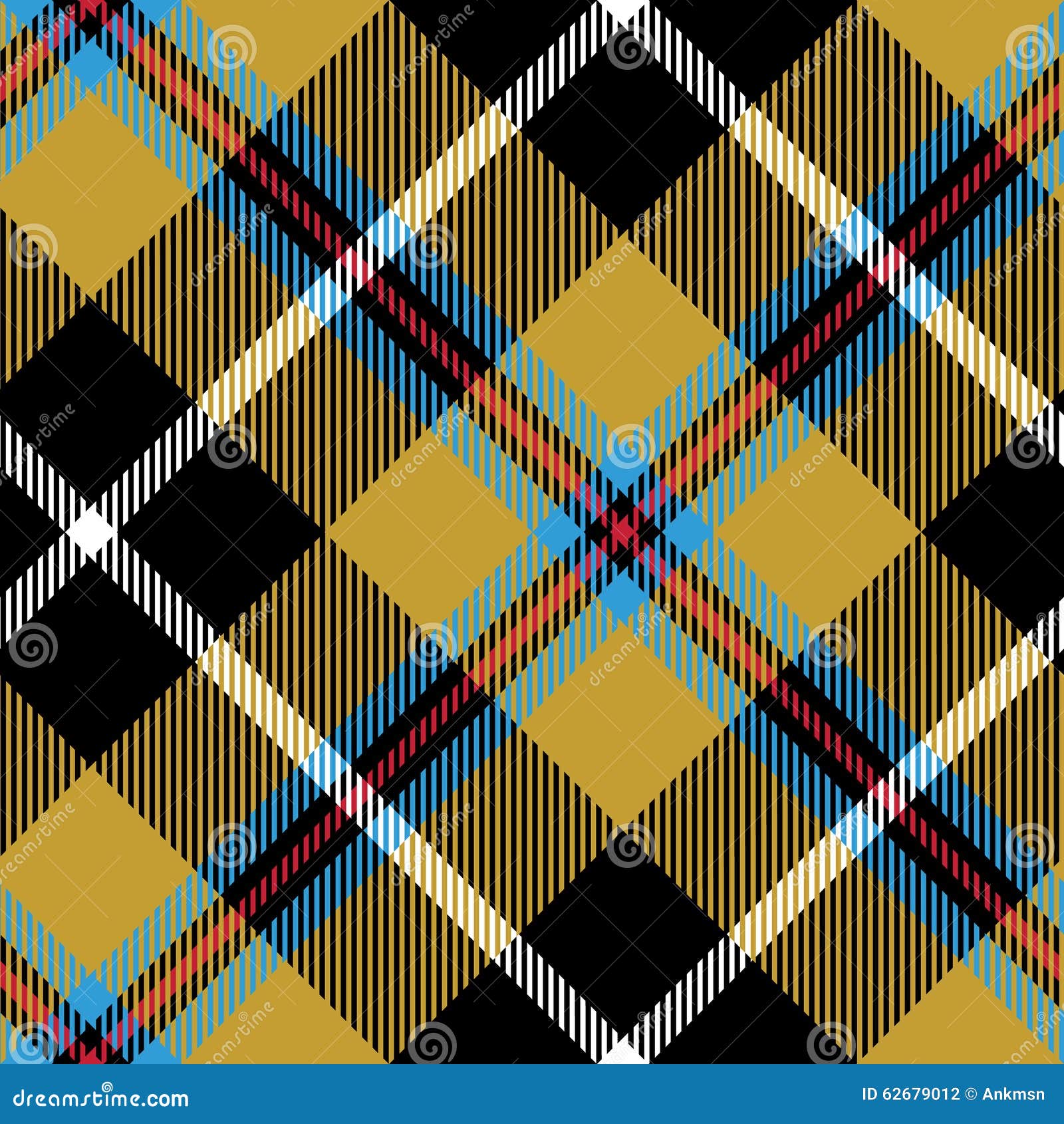 Cornish Tartan Fabric Texture Seamless Diagonal Pattern Stock Vector ...