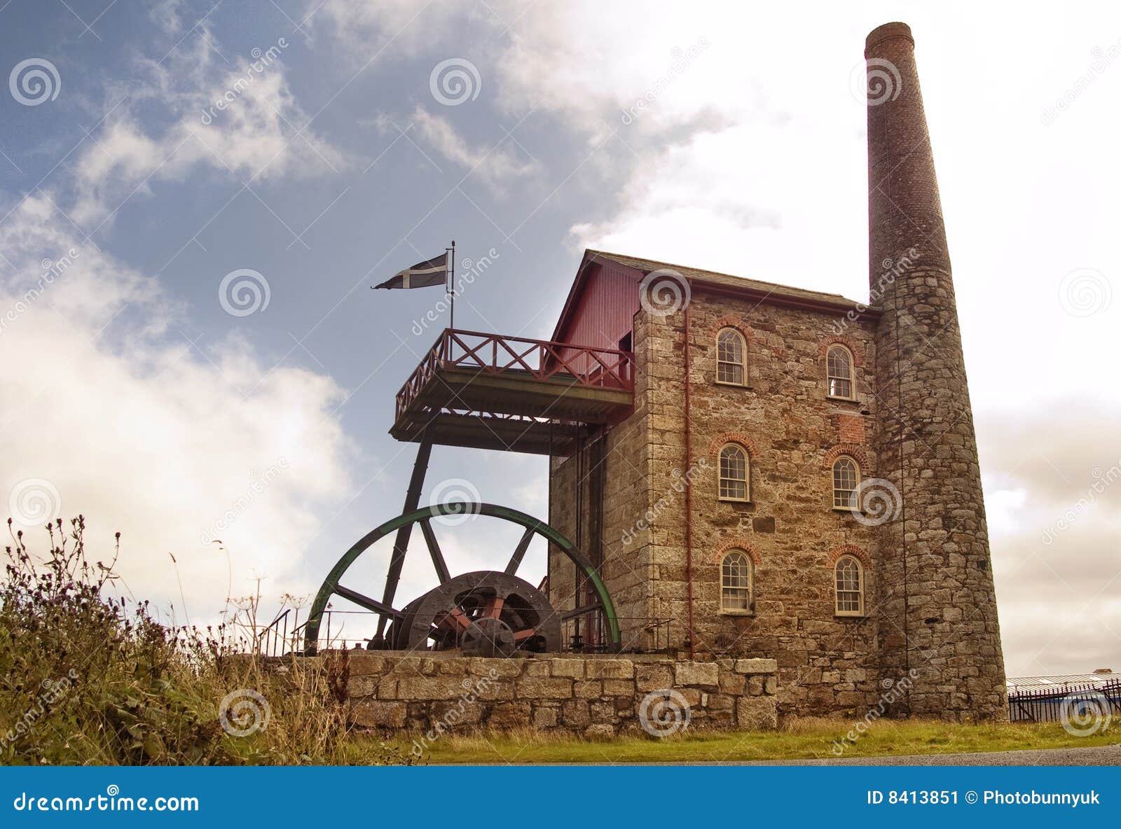 Cornish tin mine stock image. Image of sightseeing, historical - 8413851