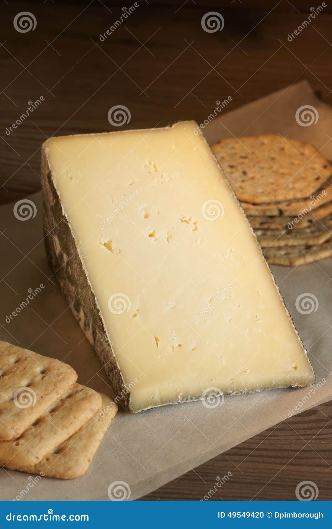 Cornish Yarg Cheese stock photo. Image of biscuits, british - 49549420