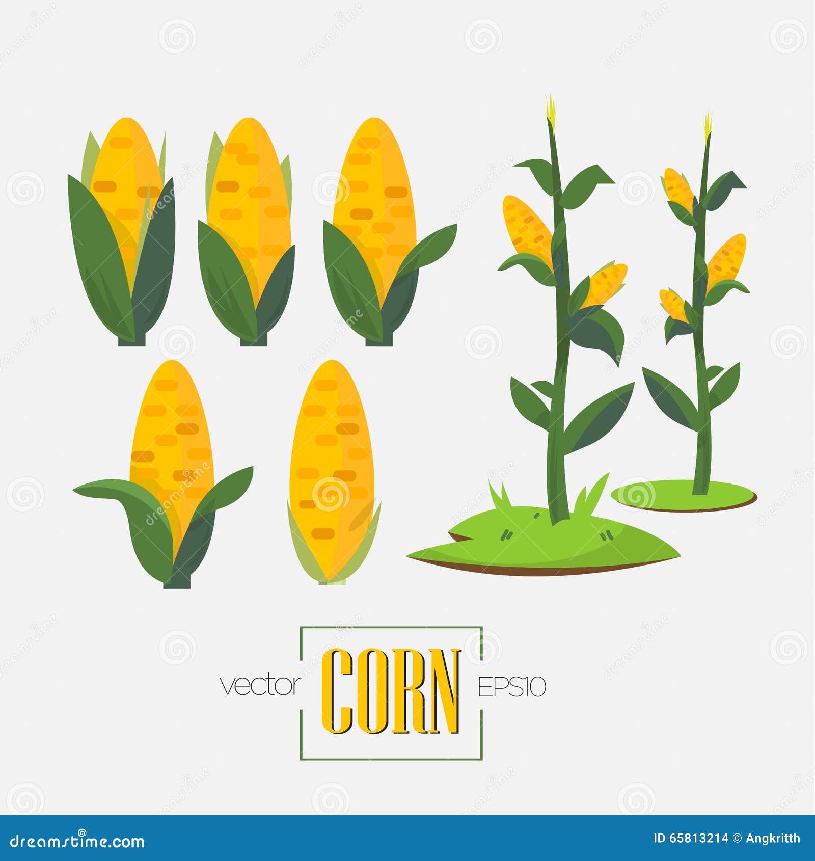 Yuk Corn Tree Royalty-Free Stock Image | CartoonDealer.com #278414824