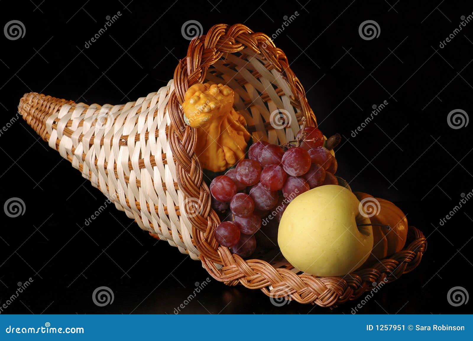 Cornucopia stock image. Image of autumn, harvest, fall - 1257951