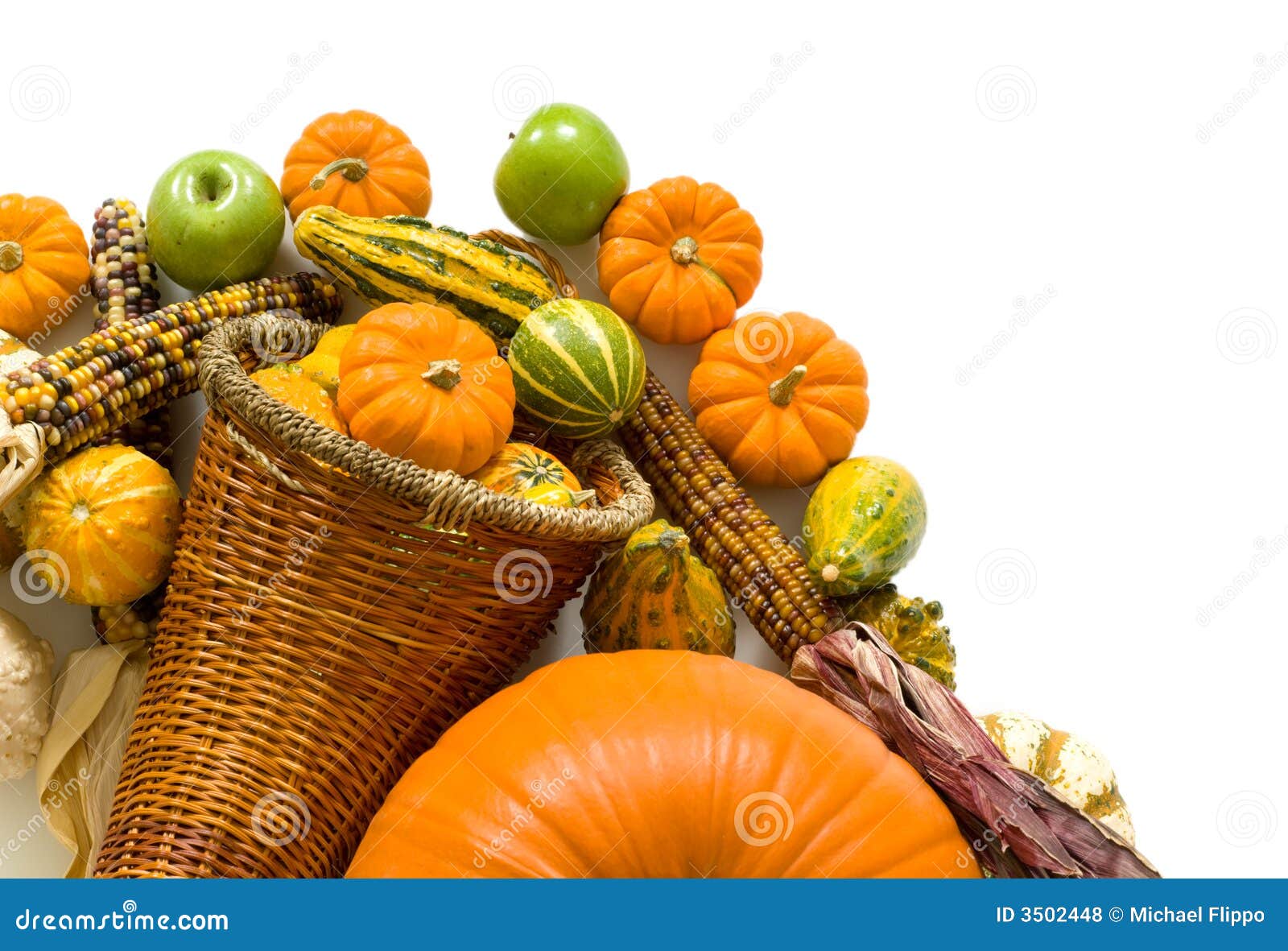 Cornucopia stock photo. Image of abunance, basket, fall - 3502448
