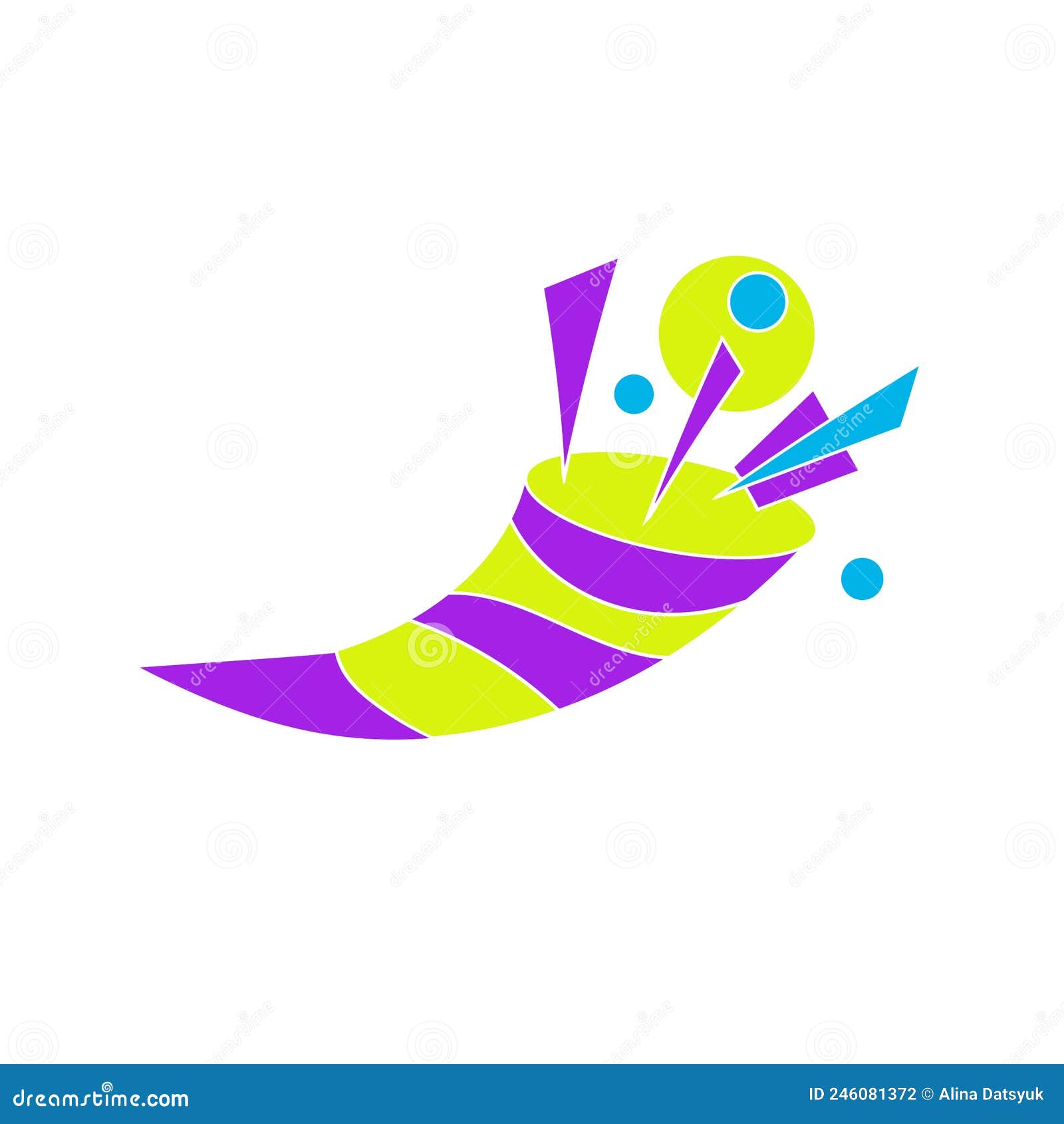 Cornucopia is an Abstract Sign Symbol of a Festive Event Stock Vector ...